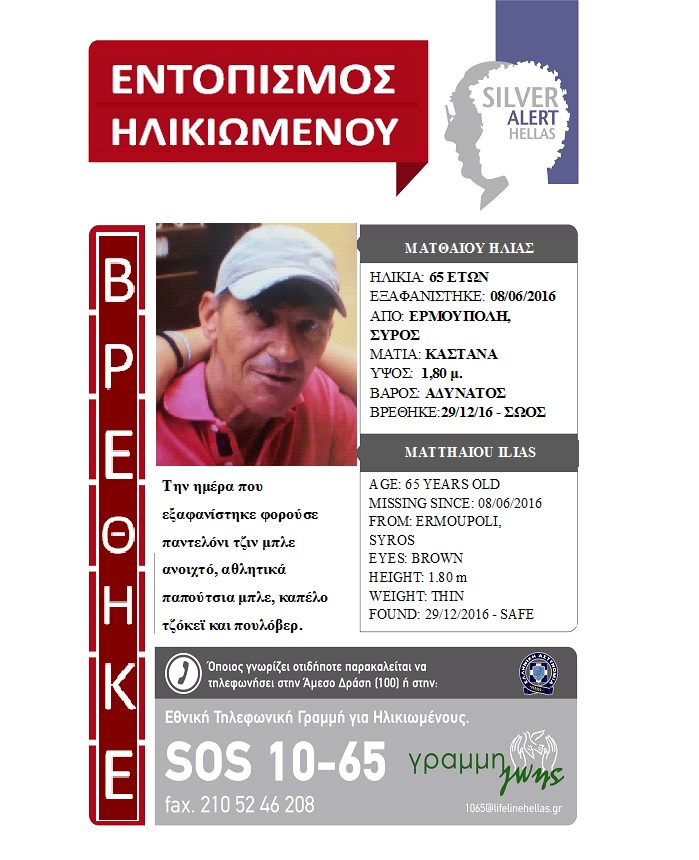 ΑΙΣΙΟ ΤΕΛΟΣ ΣΤΗΝ ΠΕΡΙΠΕΤΕΙΑ του κου Ηλία Ματθαίου | Γραμμή Ζωής